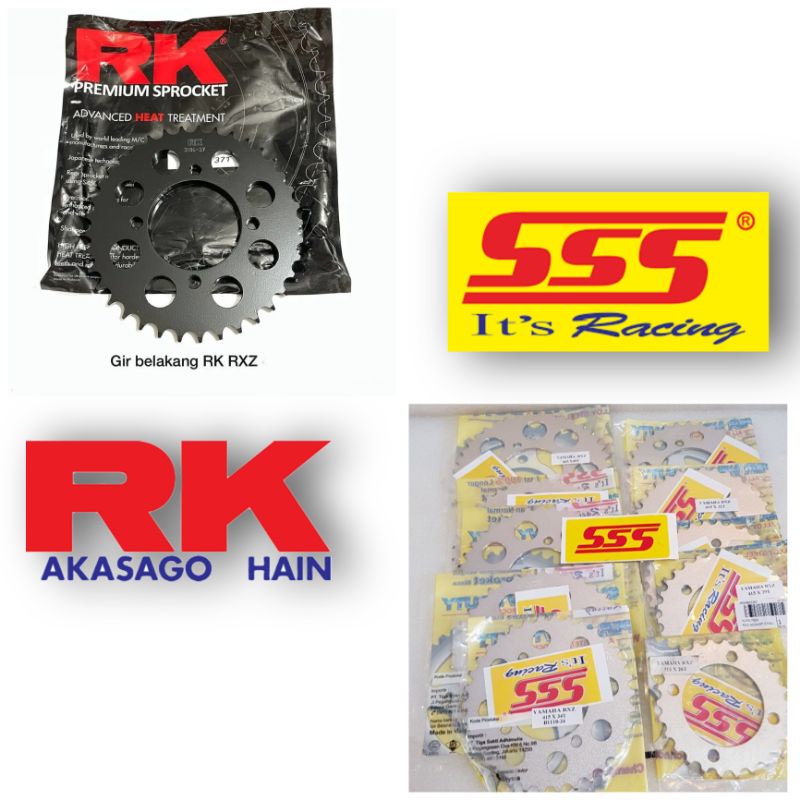 Jual Gear BELAKANG SSS 415(tipis) RX KING/JUPITER/MX/FIZR/RXZ/VEGA | Shopee Indonesia