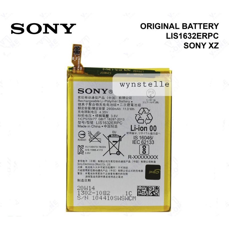 Jual ORIGINAL 100% - Baterai Batre Batrei SONY XPERIA XZ F8331 F8332 ...