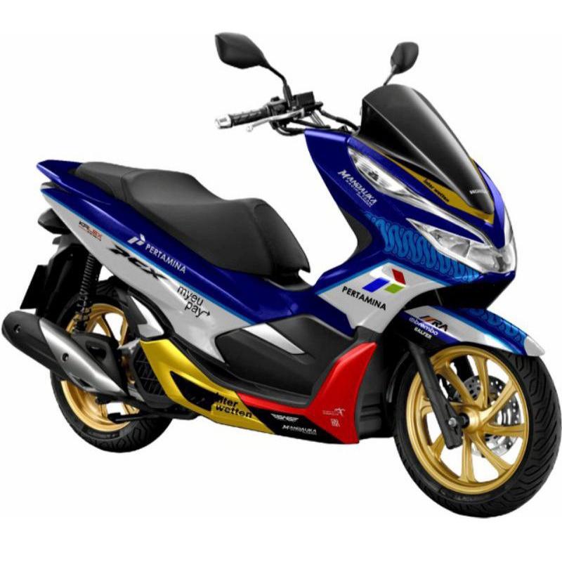 Jual Decal Sticker Honda PCX 150 OLD FULL BODY CUSTOM MANDALIKA ...