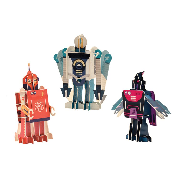 Jual Build The Robot Includes Guidebook, 3 wind-up motors, 62 model ...