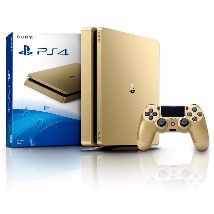 Jual PS4 Slim 1TB Gold Edition Garansi Internasional 1 Tahun! | Shopee ...