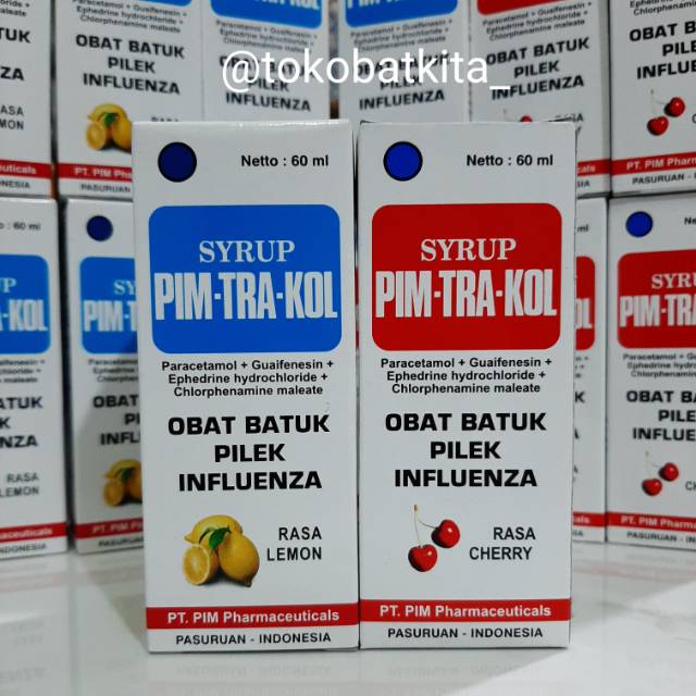 Jual [100% ASLI] PIMTRAKOL / PIM TRA KOL / PIM-TRA-KOL / OBAT BATUK ...