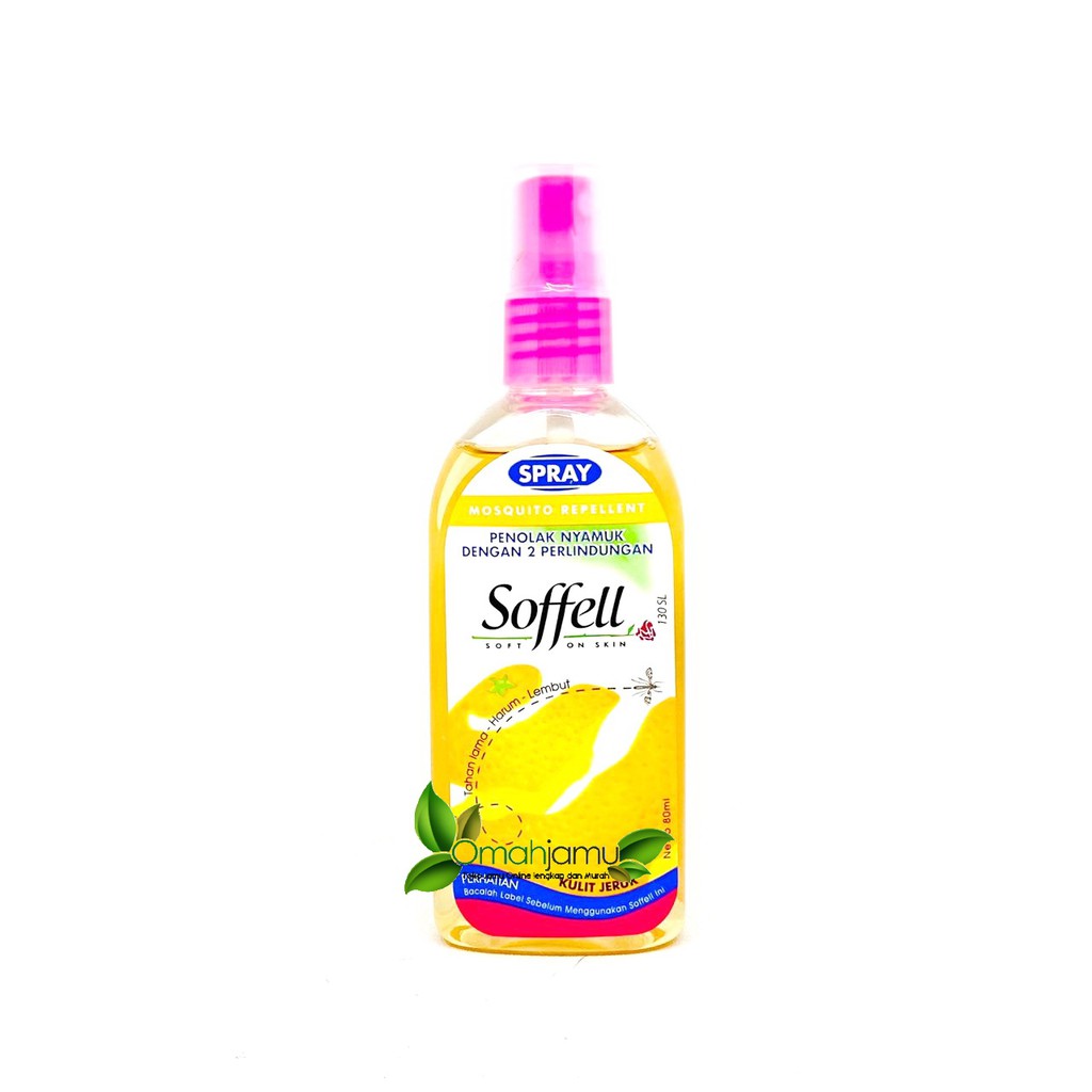 Jual SOFFELL SPRAY 80 Ml KULIT JERUK. MOSQUITO REPELLENT | Shopee Indonesia