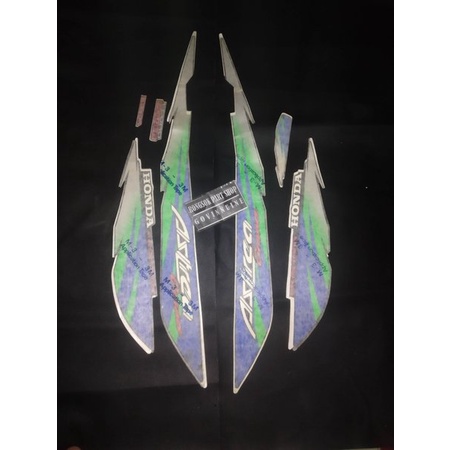 Jual striping stiker sticker lis honda astrea grand grend ijo hijau ...