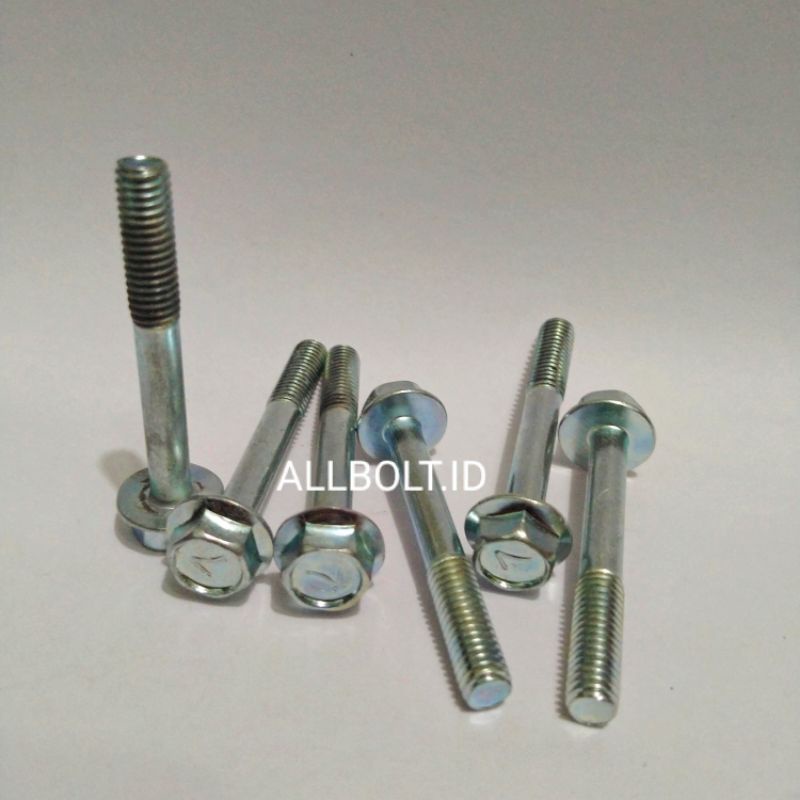 Jual Baut 10 topi baut flange bolt 10 / 6mmx55mm ( 2biji) | Shopee ...