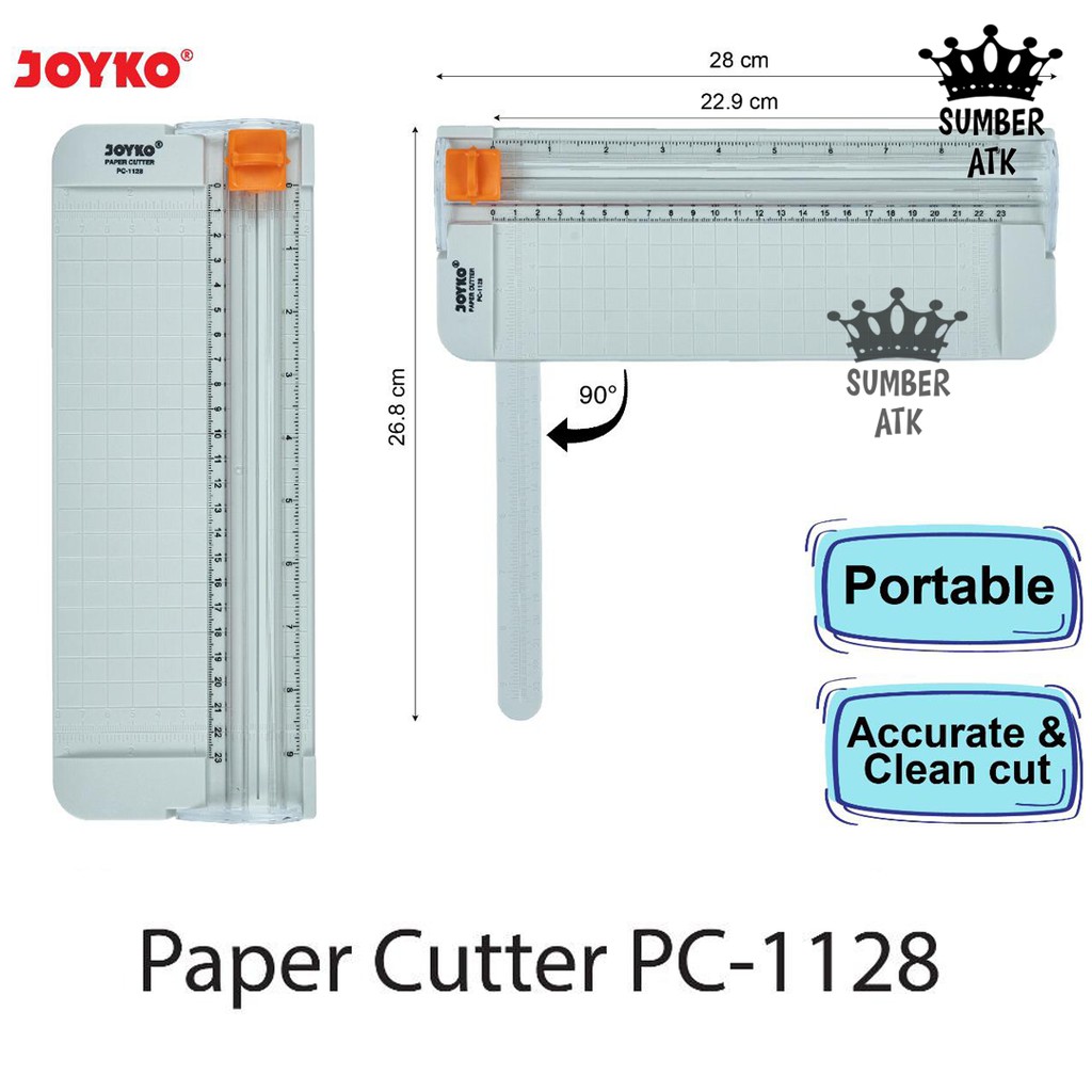 Jual Pemotong Kertas Paper Cutter Joyko Pc 1128 A5 Shopee Indonesia