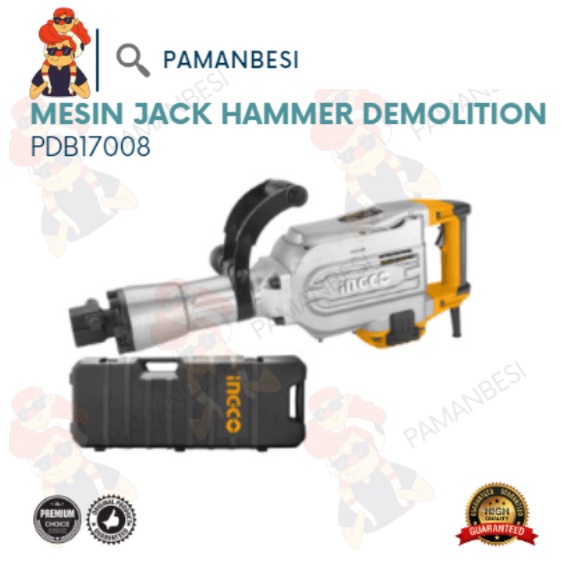 Jual MESIN JACK HAMMER DEMOLITION BREAKER HAMMER PH65 16kg INGCO ...