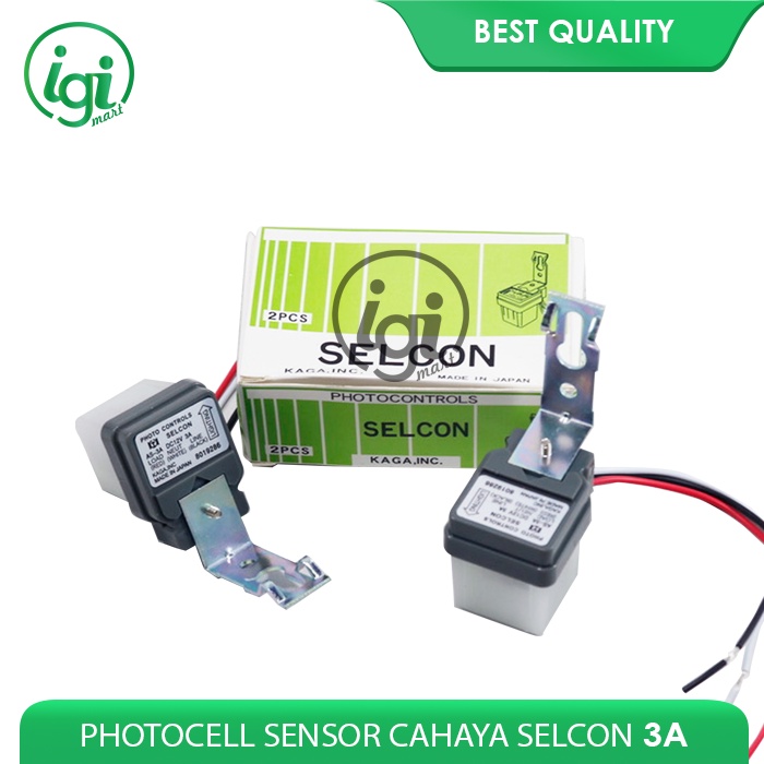 Jual PHOTOCELL SENSOR CAHAYA 3A SELCON / FOTOCELL / FOTOCELL PHOTO ...