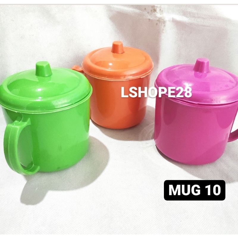 Jual muk plastik tutup / mug plastik tutup.mug plastik 300ml / 600ml ...