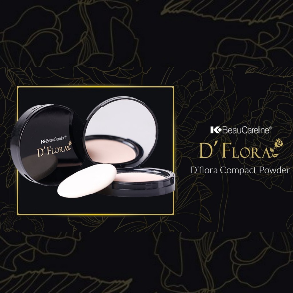Jual K-Beaucareline D'Flora Compact Powder | Shopee Indonesia