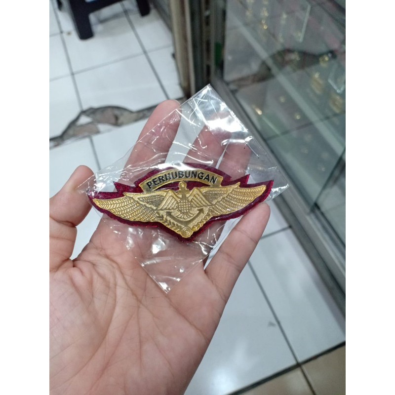 Jual wing kemenhub dishub pin lencana dinas kementerian perhubungan ...