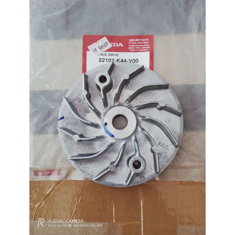 Jual 22102-K44-V00 face drive kipas puly puli Honda beat vario Scoopy ...
