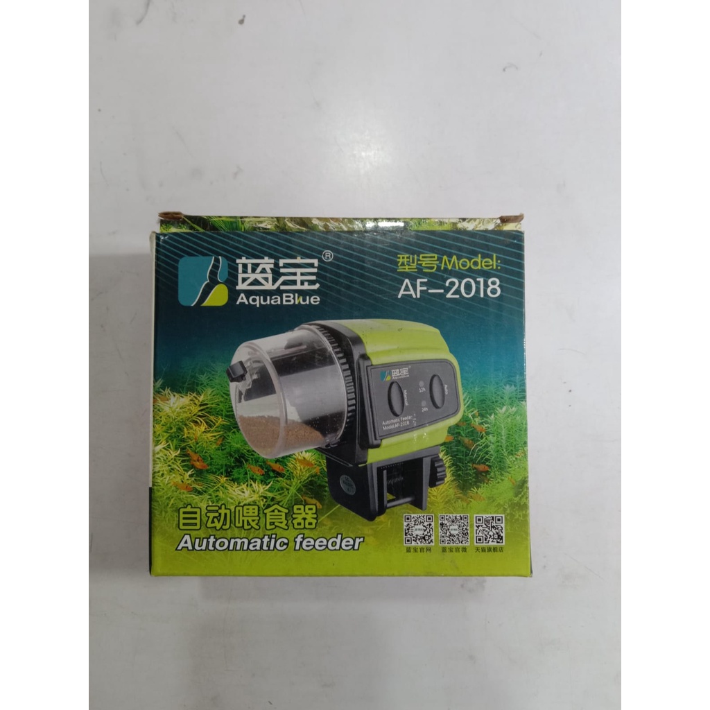 Jual AQUABLUE AF-2018 AUTOMATIC FEEDER ALAT PEMBERI MAKAN PAKAN IKAN ... Jual AQUABLUE AF-2018 AUTOMATIC FEEDER ALAT PEMBERI MAKAN PAKAN IKAN ...