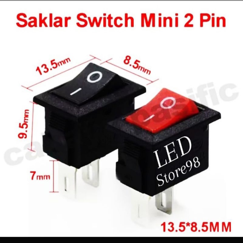 Jual saklar on of mini 2 pin | Shopee Indonesia