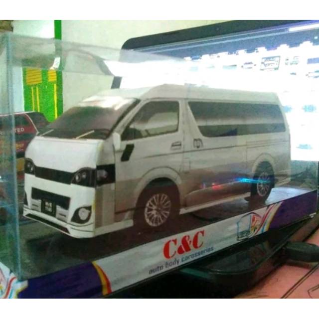 Jual Papercraft Miniatur HIACE Comutter | Shopee Indonesia