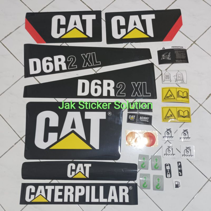 Jual Stiker Caterpillar Cat D6R2 XL ,Sticker Alat Berat | Shopee Indonesia
