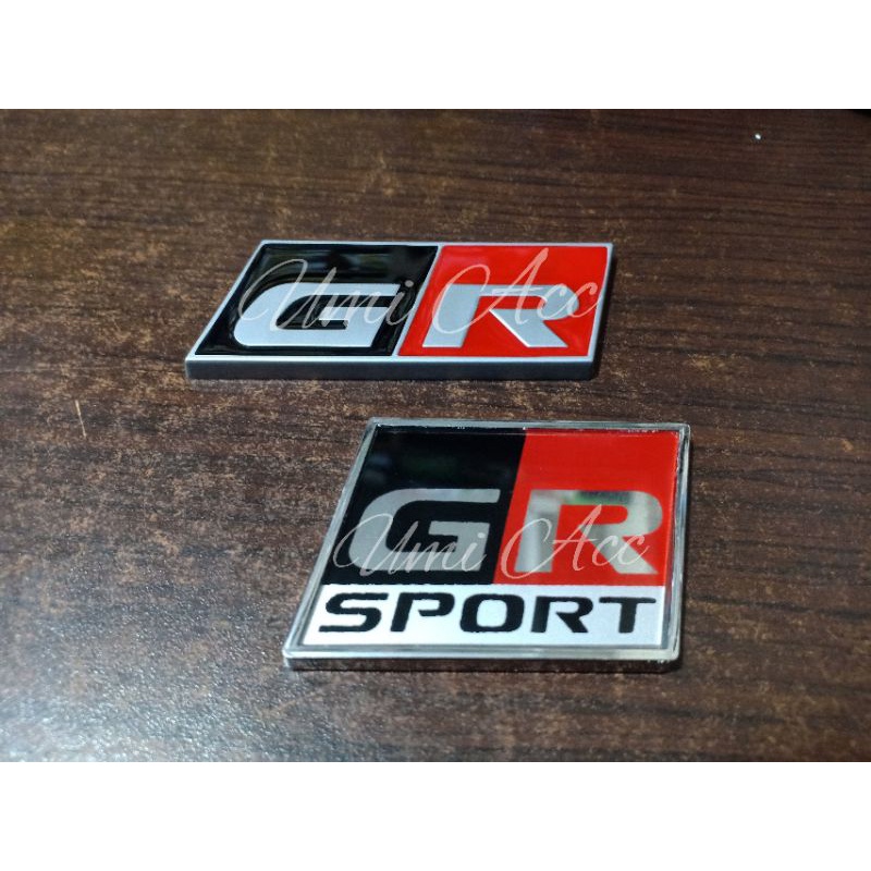 Jual Emblem Logo Toyota GR Gazoo Racing / Emblem GR Toyota / Logo ...
