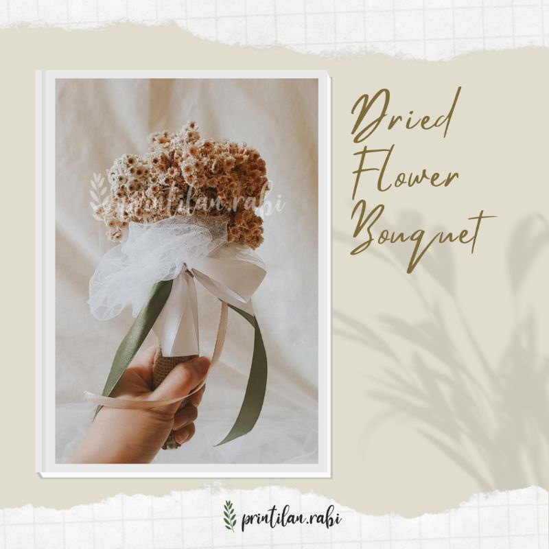 Jual SE WA Dried Flower Bouquet Wedding Tangerang Sekitarnya - Buket ...