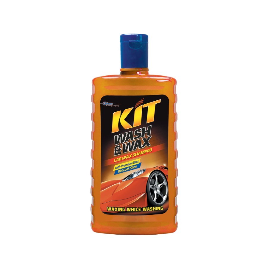 Jual KIT WASH & WAX 500 ml Car Wax Shampoo Premium Wax Mobil Wet Look ...