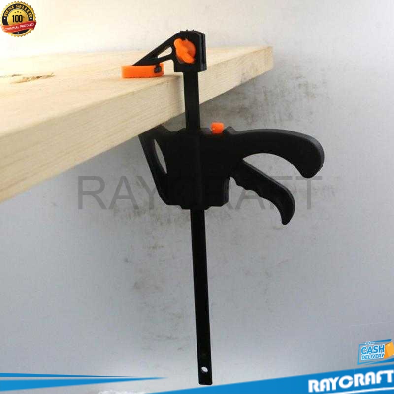 Jual Speed Squeeze Ratcheting Clamp Penjepit Kayu Mini 6 Inch -Quick ...