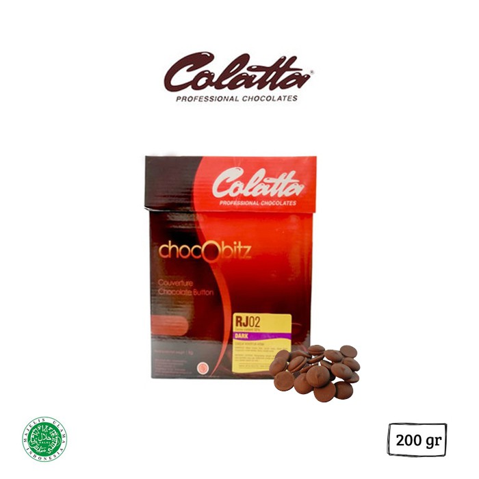 Jual Colatta Dark Chocobitz Couverture (200 gr) | Shopee Indonesia