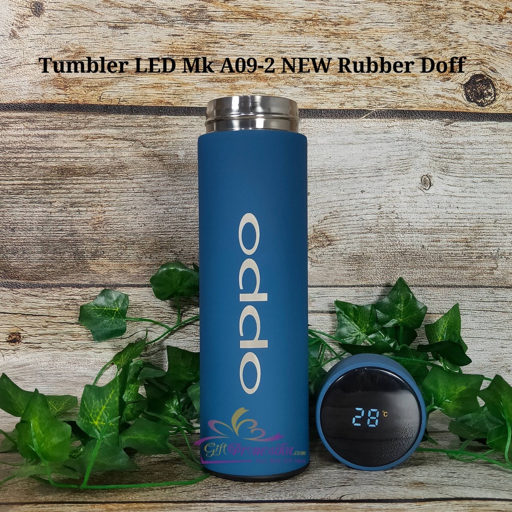 Jual Tumbler CUSTOM NAMA ~ LED RUBBER Suhu Temperatur Mk A09-2 Doff NEW ...