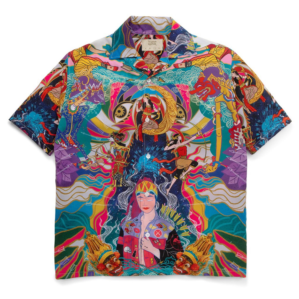Jual Telusur Kultur Kemeja Print - Srikandi | Shopee Indonesia