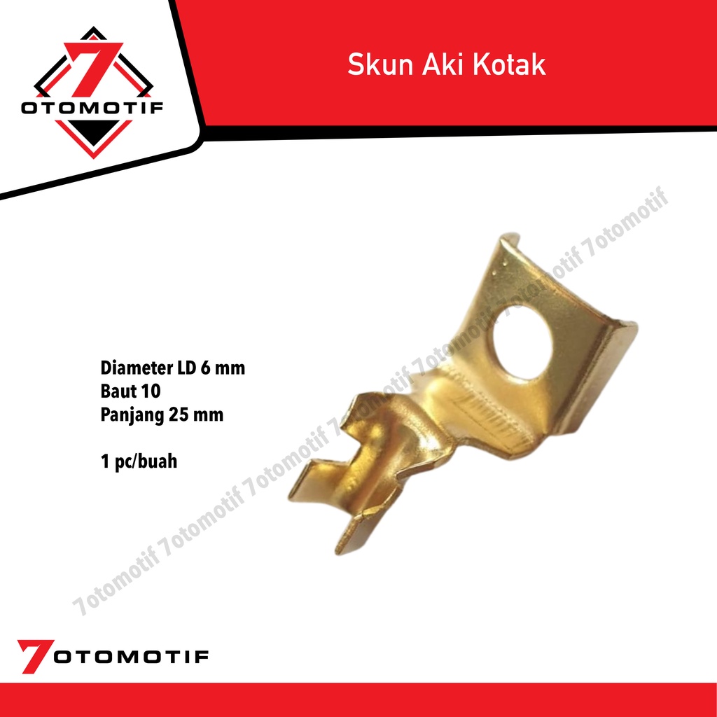 Jual Skun Aki Kotak M6 Baut 10 Kleman Terminal Aki Kabel | Shopee Indonesia