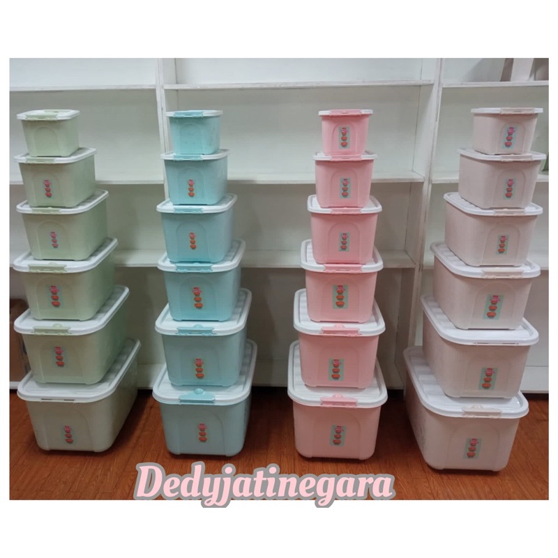 Jual Container Box CB 35,55,75 Liter / Container Warna Pastel Red House ...