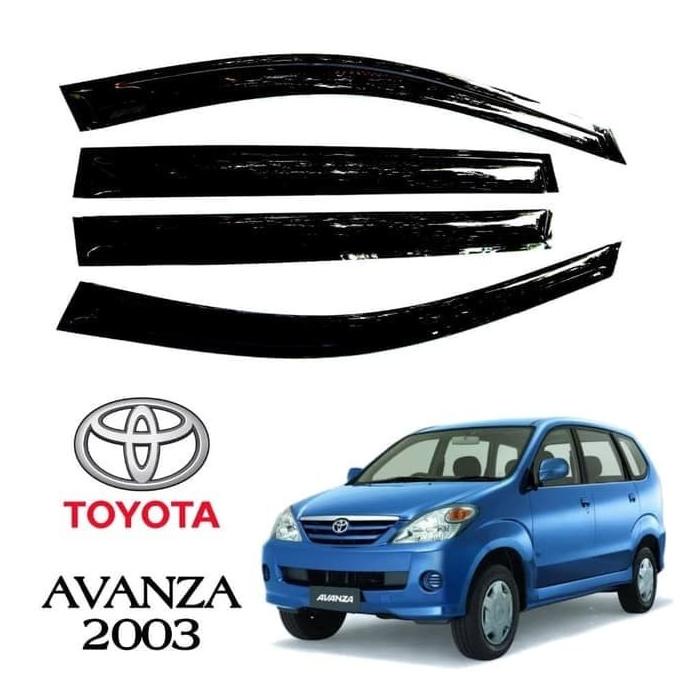 Jual Talang Air Pintu Mobil Toyota Avanza 2003 - 2010 Model Slim 4 ...