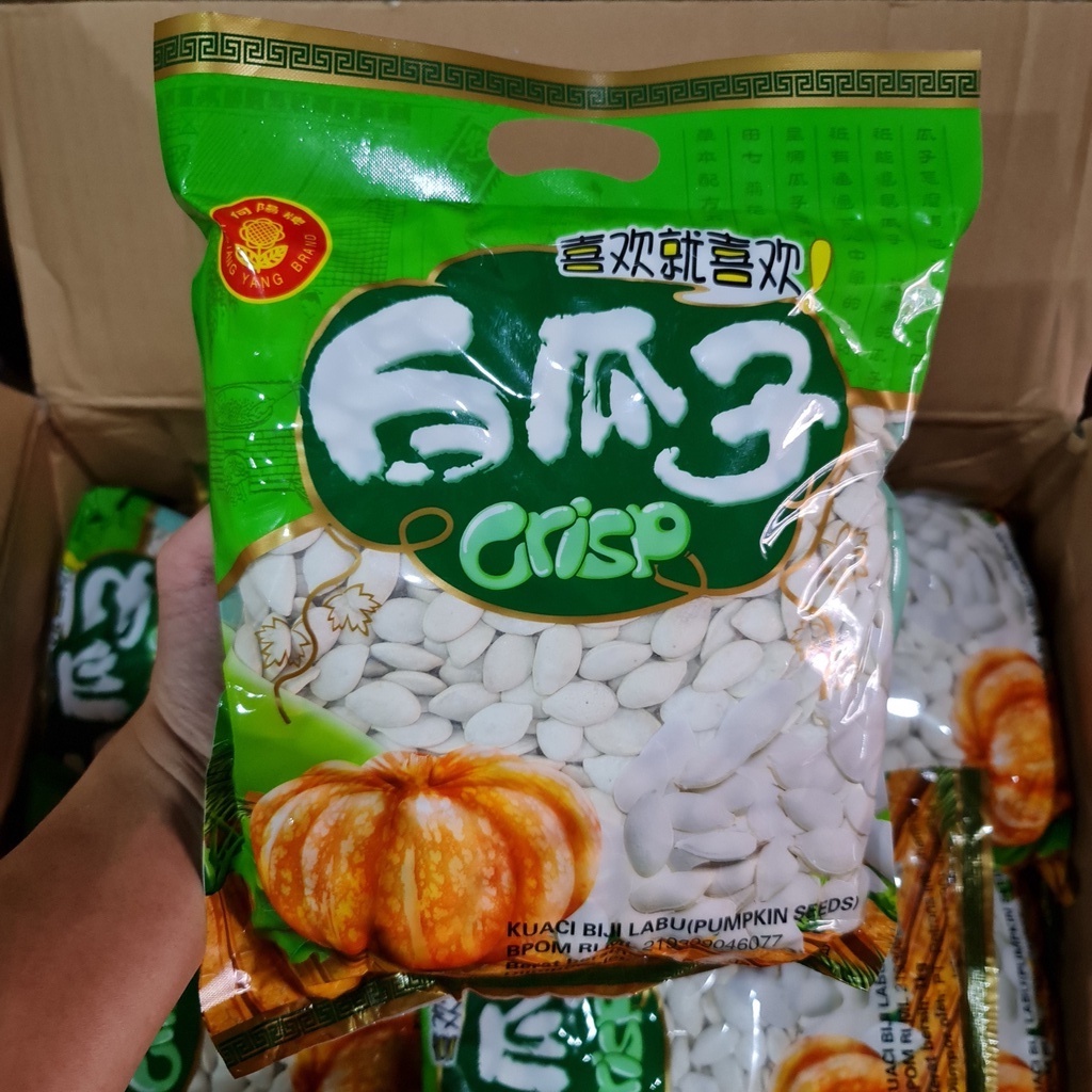 Jual Kuaci Putih 1kg / Kwaci Putih / Biji Labu / Pumpkin Seeds Cemilan ...