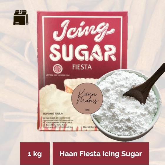Jual Gula Halus Icing Sugar Haan Fiesta 1kg | Shopee Indonesia