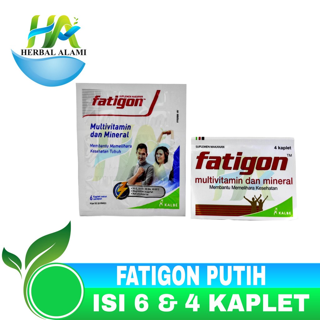 Jual Fatigon - Fatigon Putih Multivitamin dan Mineral | Shopee Indonesia