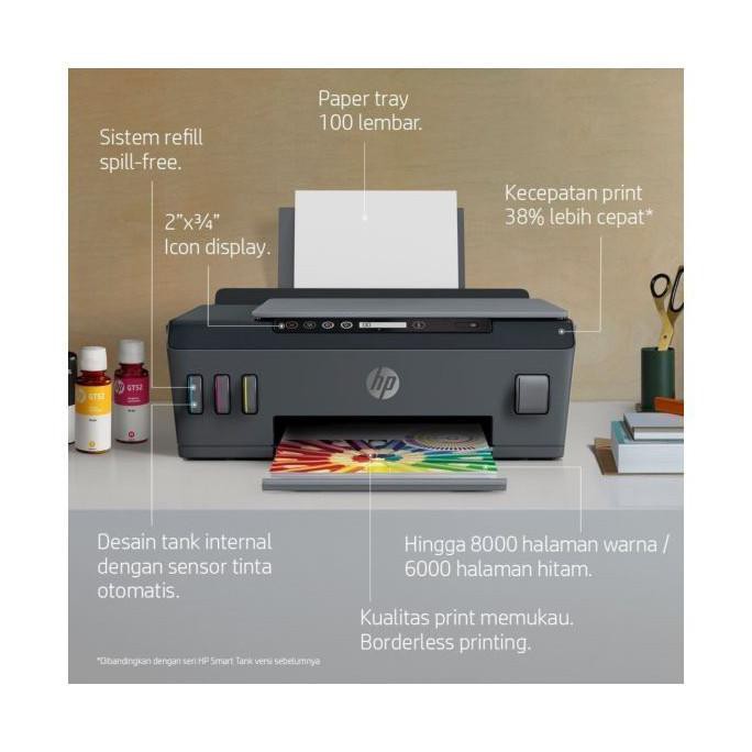 Jual HP SMART TANK 515 WIRELESS ALL IN ONE PRINTER HP 515 HP515 INK ...