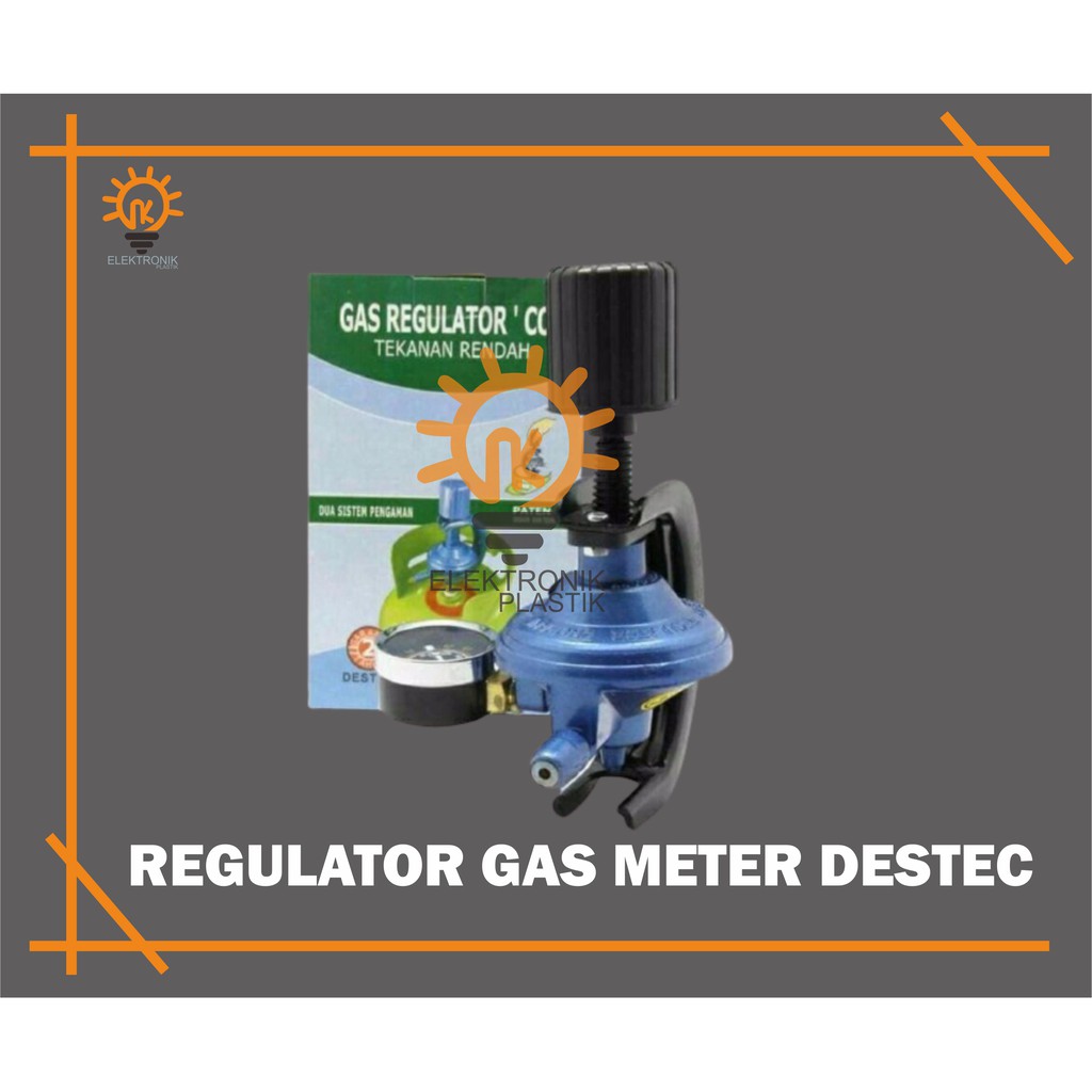 Jual REGULATOR GAS METER DESTEC 201M/REGULATOR PLUS PENGAMAN DESTEC ...