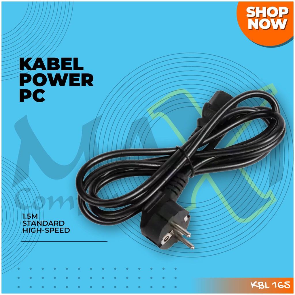 Jual Kabel Power CPU Komputer 1.5M Standard Quality Cable | Shopee ...