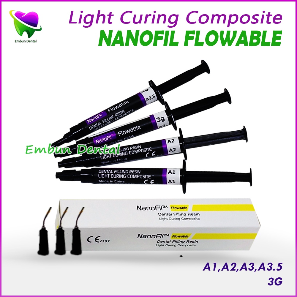Jual Tambalan Gigi Composite Nanofil Flowable 3g | Shopee Indonesia