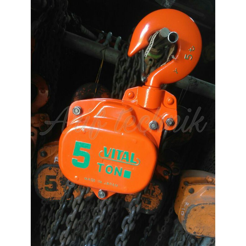 Jual Takel 5ton / Chain Block 5ton / Katrol 5ton VITAL | Shopee Indonesia
