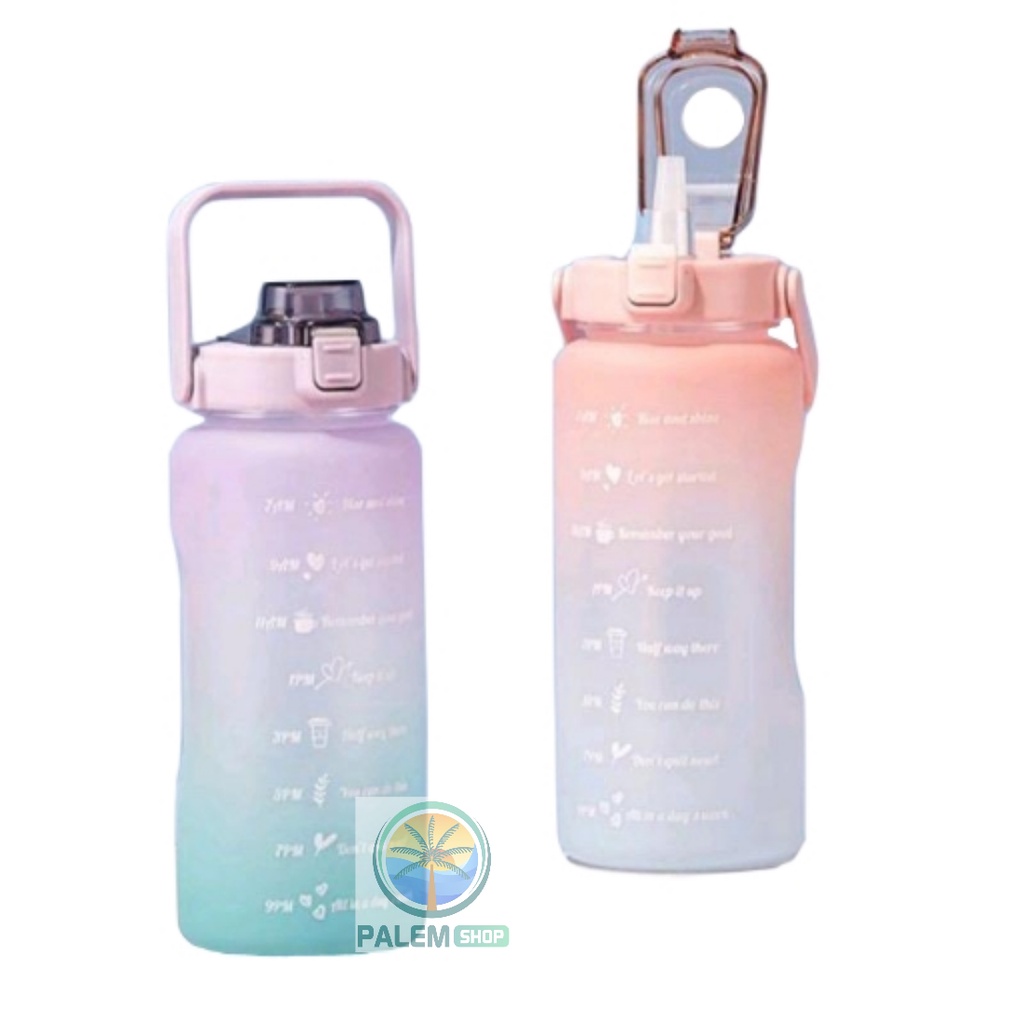 Jual Botol Minum 600 ml Lucu Botol Minum Kekinian Viral Free Stiker 2D ...