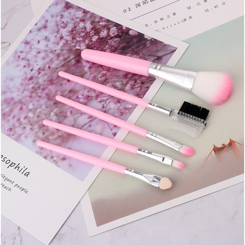 Jual WBS Termurah 5pcs set Kuas Make Up Brush Kuas Makeup Eyebrow Brush ...