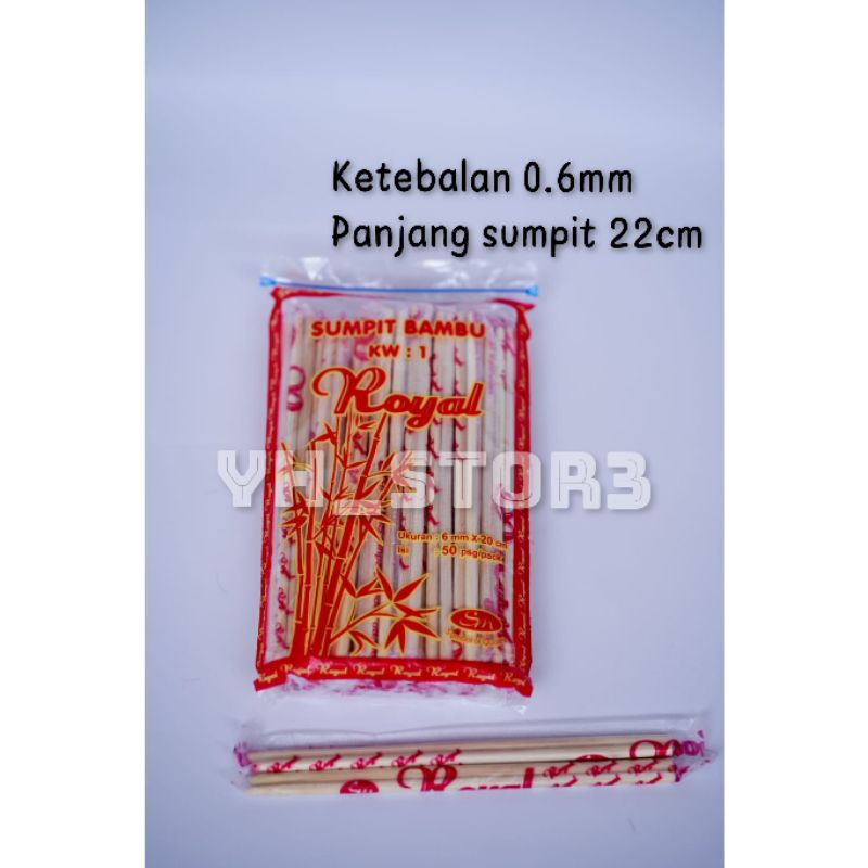 Jual Sumpit Bambu sekali pakai / Sumpit Kayu Super Sumpit Mie Bakmi ...