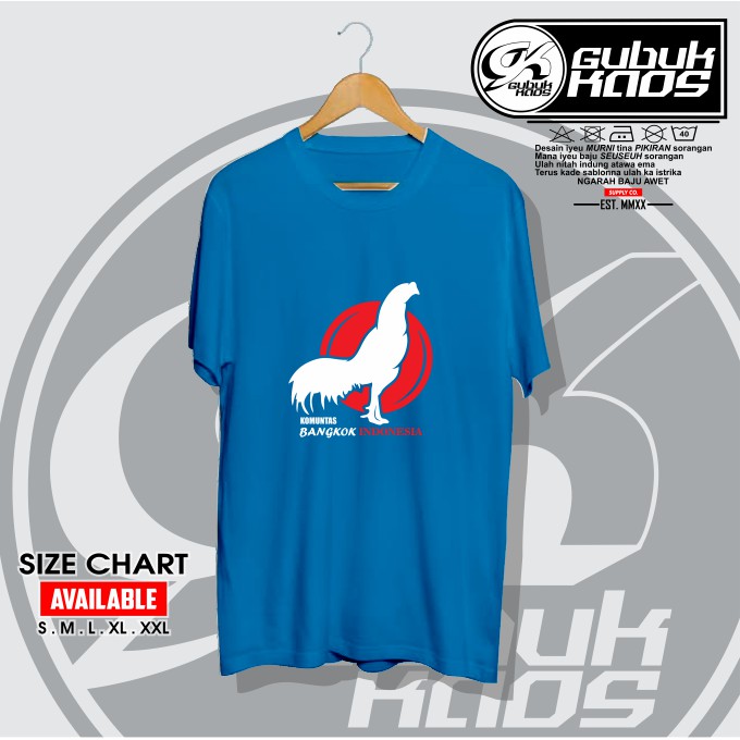Jual BAJU KAOS DISTRO FONT KOMUNITAS BANGKOK INDONESIA - GUBUK.KAOS ...
