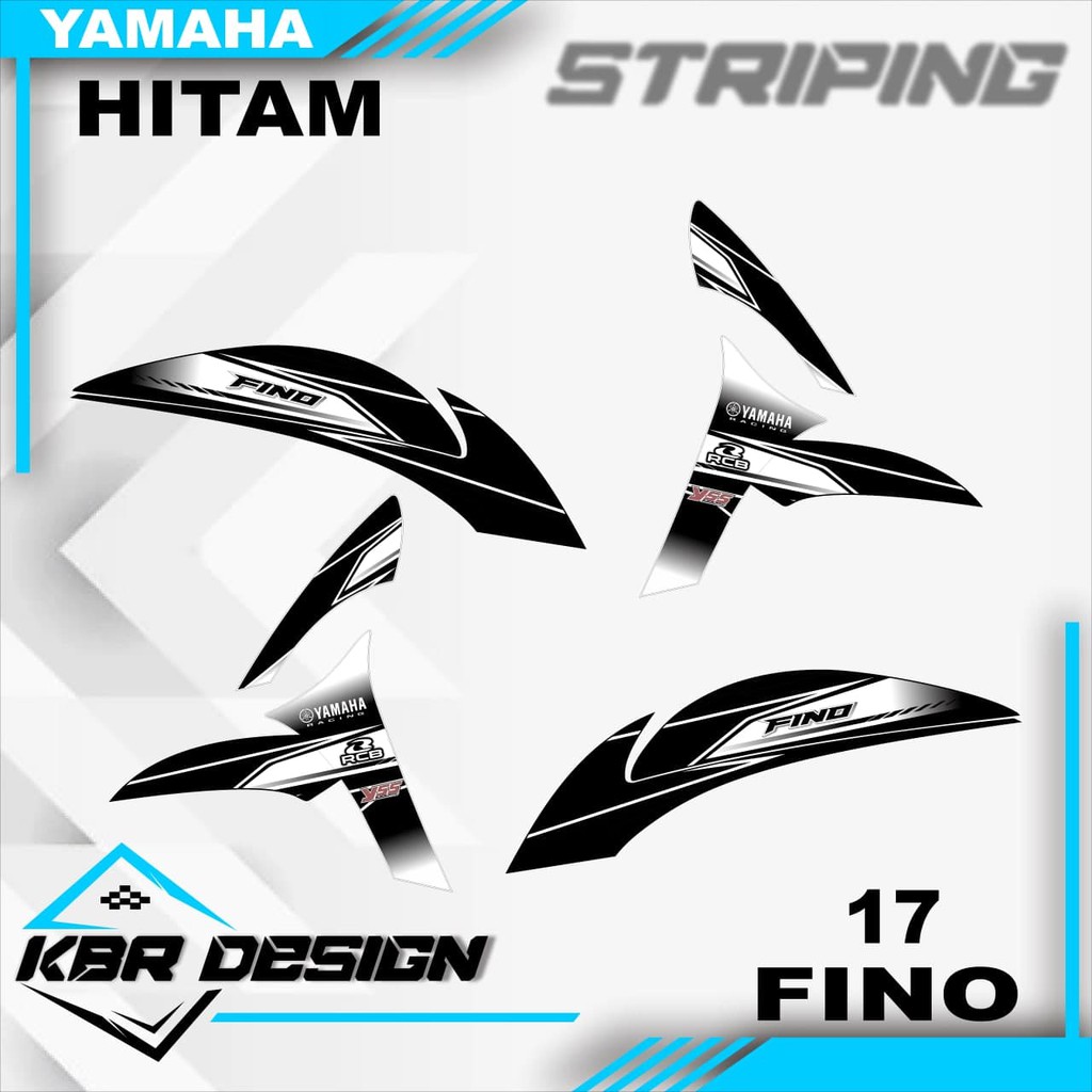Jual fino (cod) stiker motor striping fino motor yamaha motor sticker ...