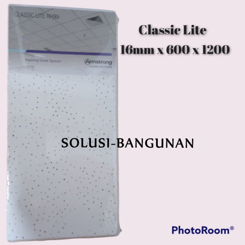 Jual Akustik armstrong classic lite 16mm 600x1200 square/akustik rh99 ...