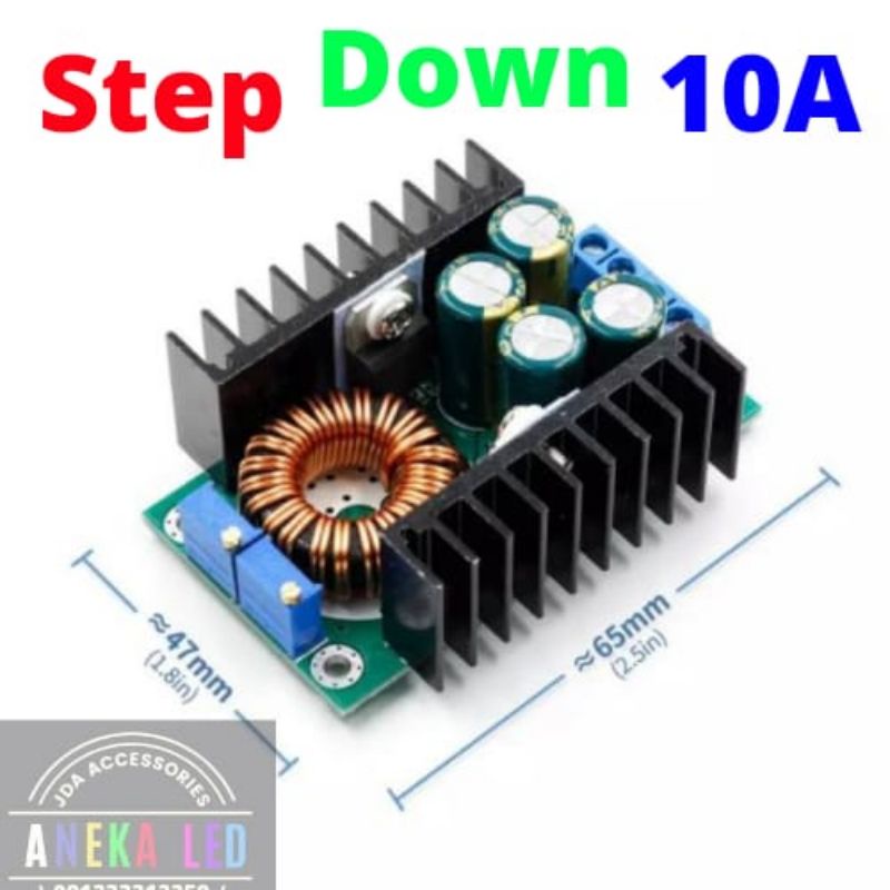 Jual XL4016 300W 10 A DC-DC ADJUSTABLE STEP DOWN BUCK CONVERTER 5-40V | Shopee Indonesia