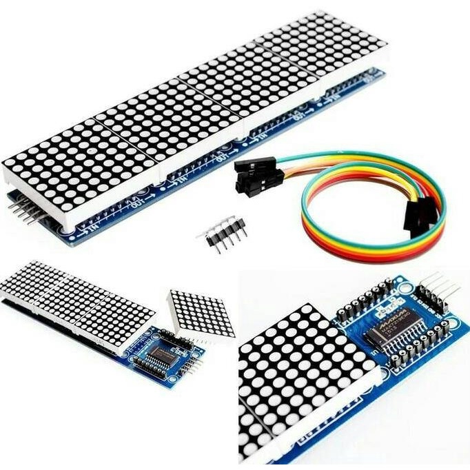 Jual MAX7219 LED Dot Matrix Module 4 In 1 (32x8) Display | Shopee Indonesia