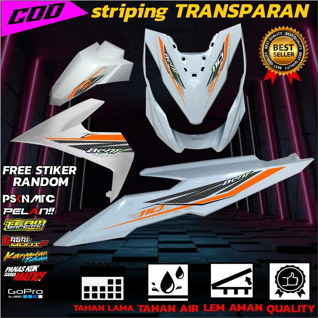 Jual STRIPING BEAT ESP STIKER BEAT TRANSPARAN VARIAN WARNA | Shopee ...