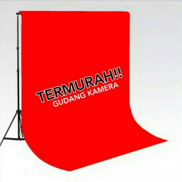 Jual BACKGROUND LATAR PAS FOTO STUDIO MERAH | Shopee Indonesia