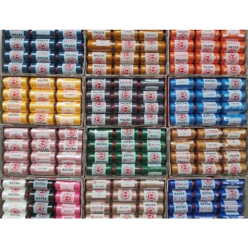 Jual Benang Super Quality Merk EXTRA 500 Yard Dengan Bermacam Warna ...