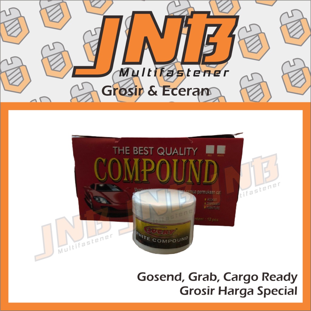 Jual JAGUAR / LUCKY White Red Compound- Kumpon Kompon Putih Halus ...